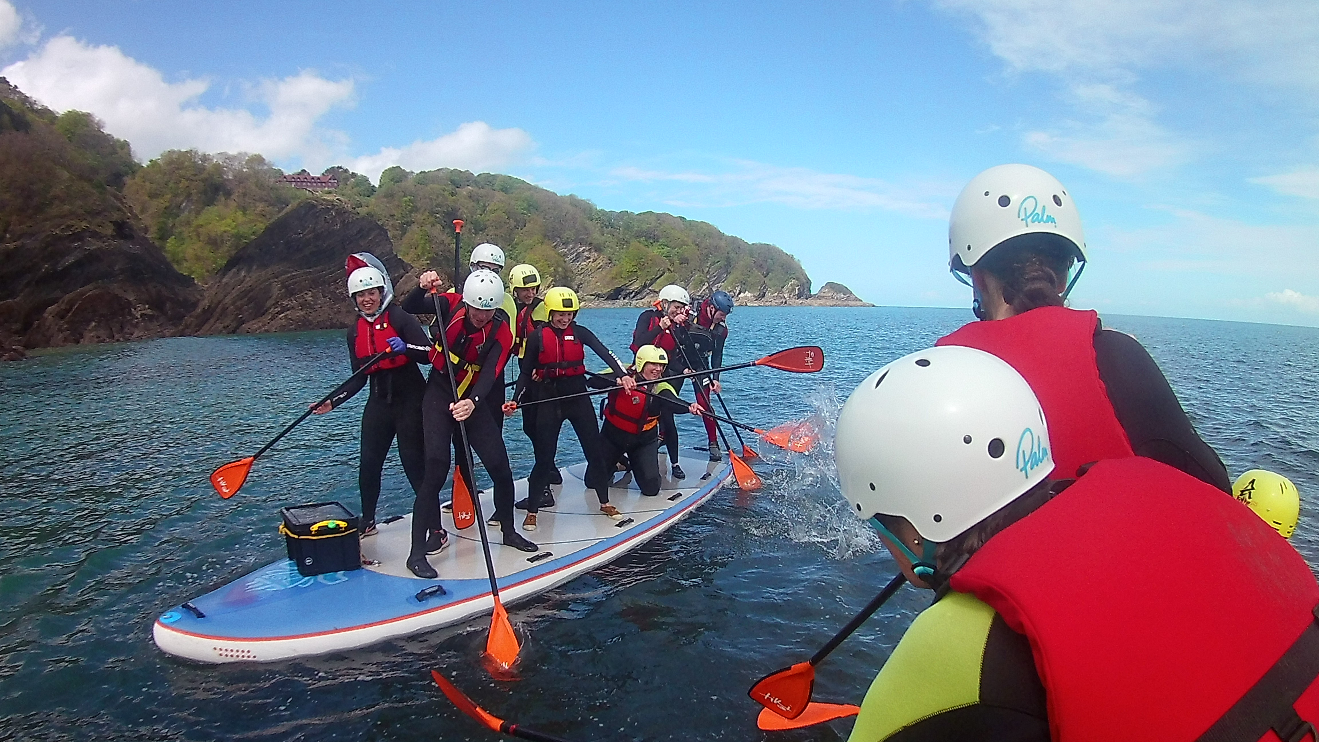 Giant Party SUP Paddle Boarding for Groups in North Devon great for ...